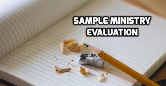 Women's Ministry Evaluation Sample - Wednesday in the Word